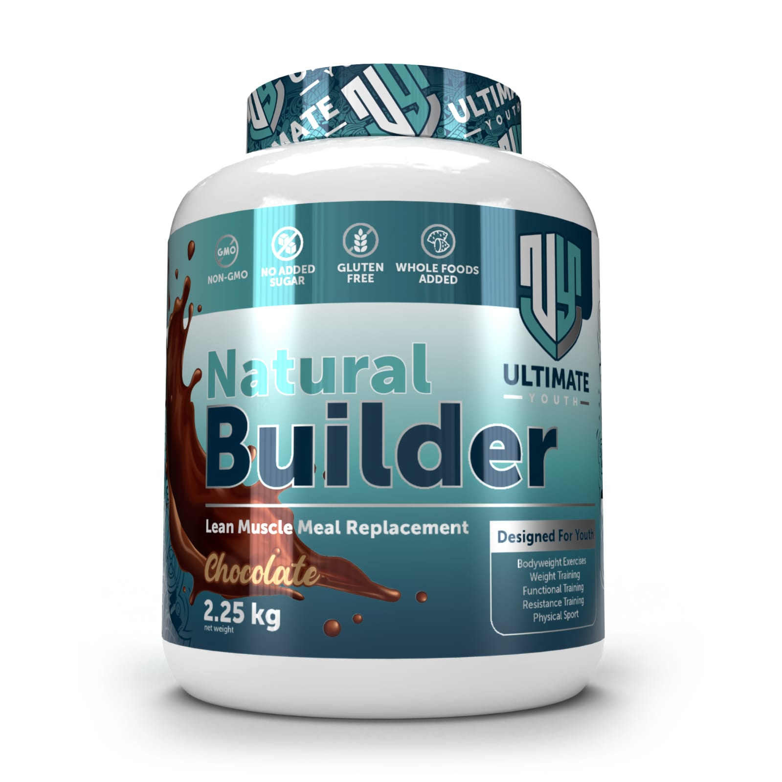 Ultimate Youth – Natural Builder – Chocolate 2.25kg – The Fit Life